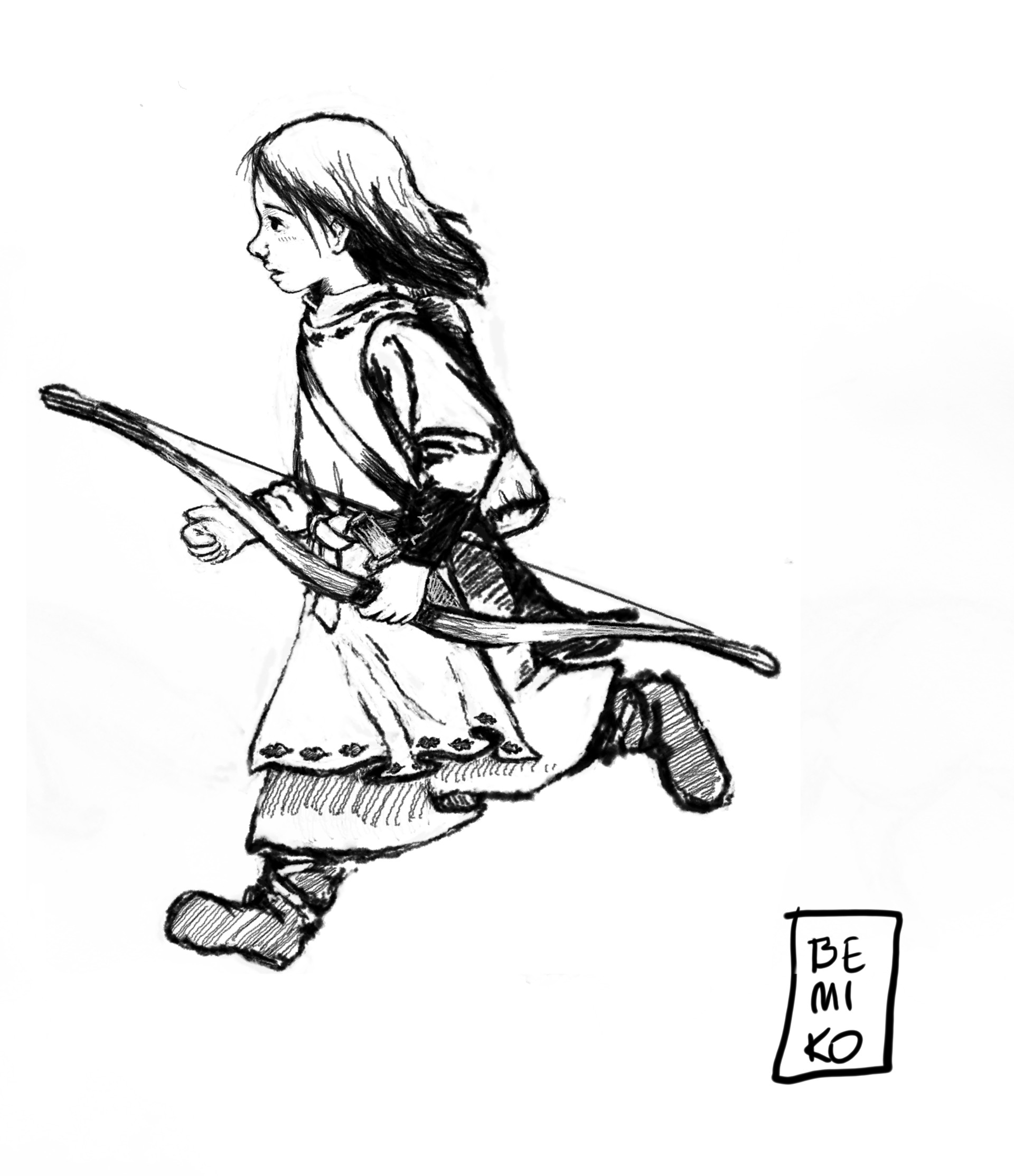 ArtStation - Running archer