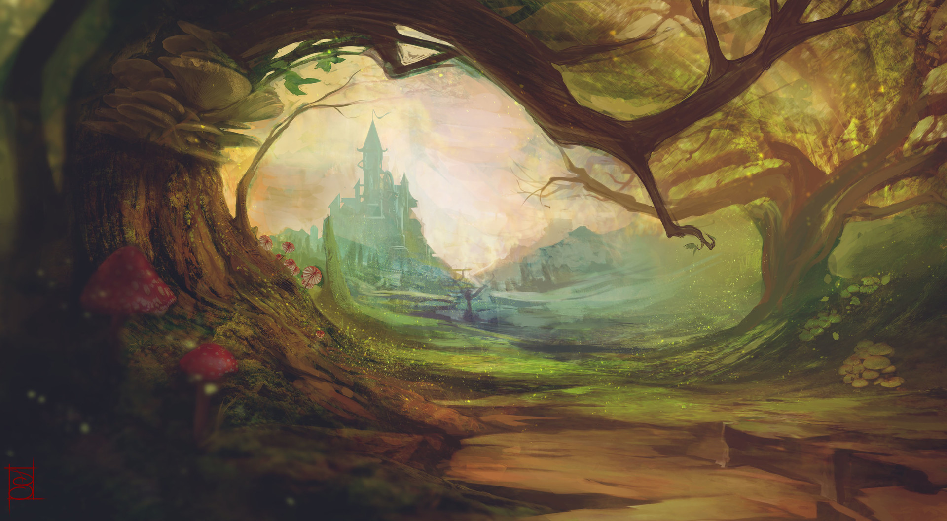 Magical Place Drawing