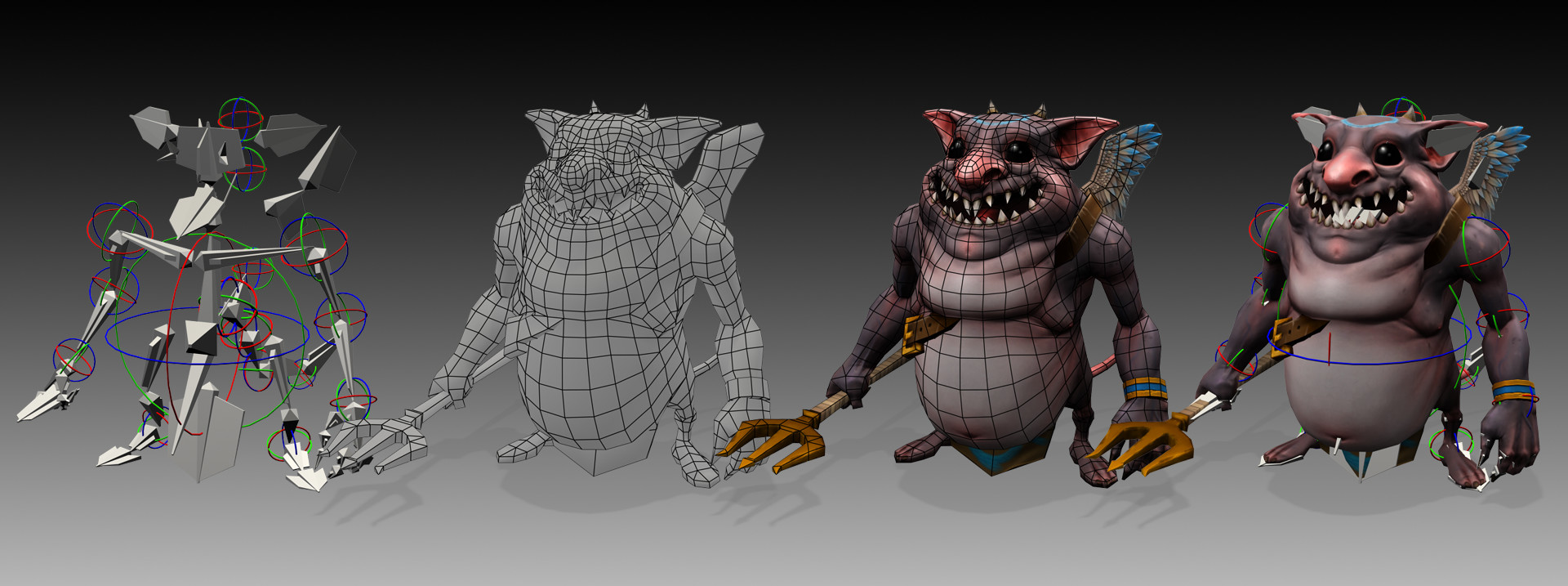 Chris Stretten 2D 3D Artist & Animator - Imp Couriers for Dota 2