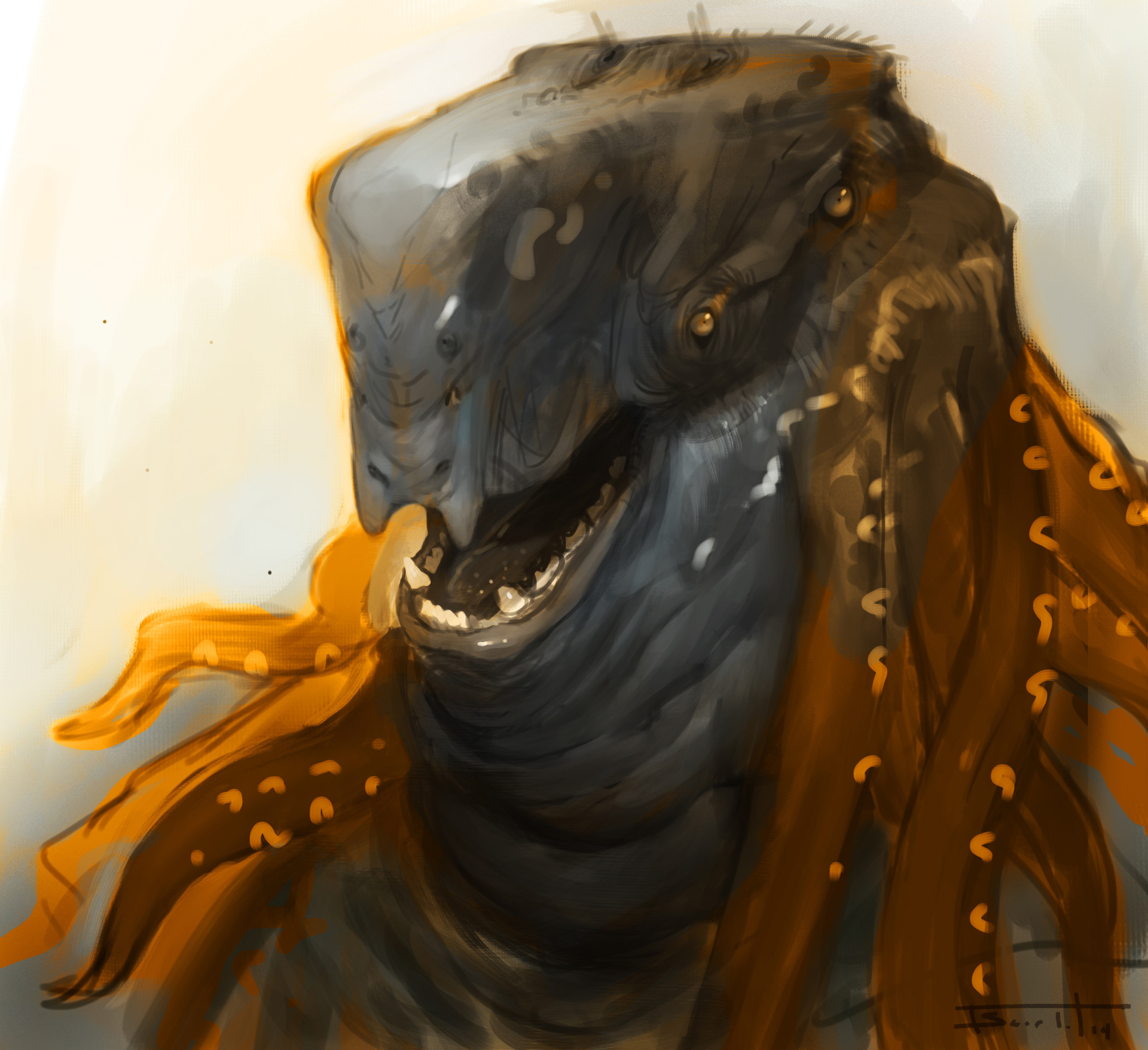 Tyler Scarlet - Rogue One, Creature Sketch