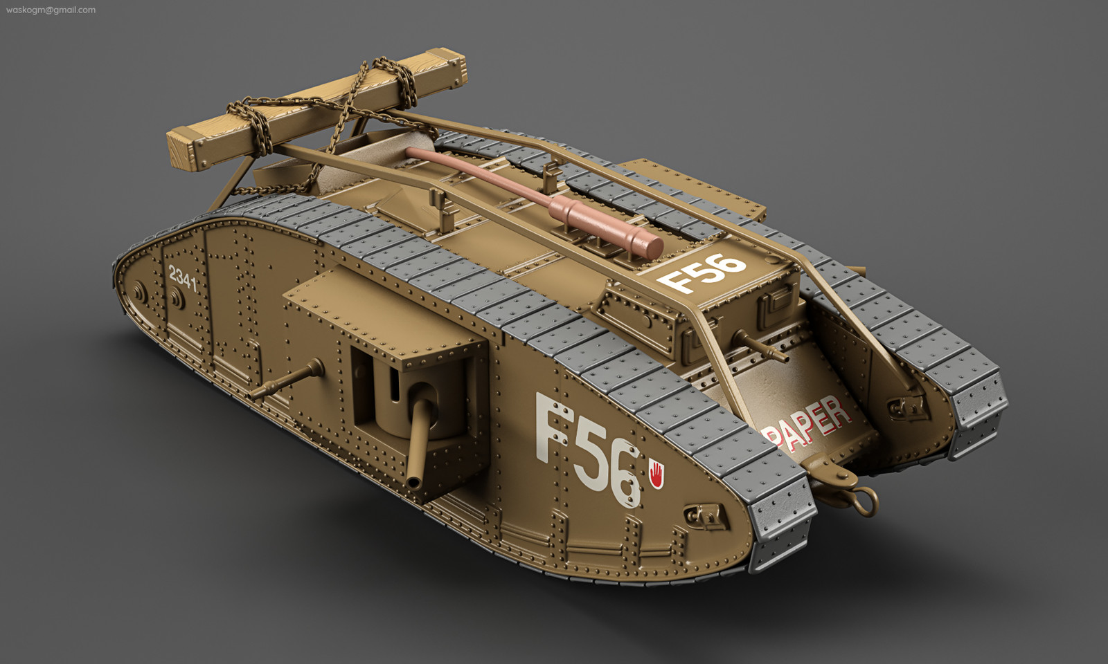 Vasilije Ristovic - Mark IV Tank