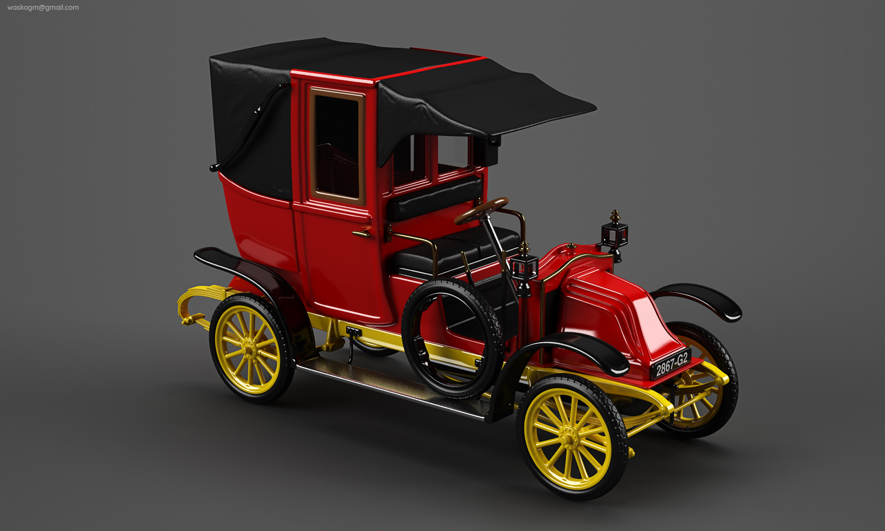 ArtStation - Renault Type AG Taxi de la Marne