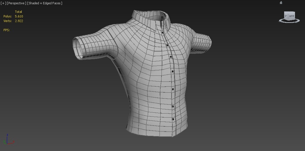 ArtStation - 3D Modelling-Batik Shirt