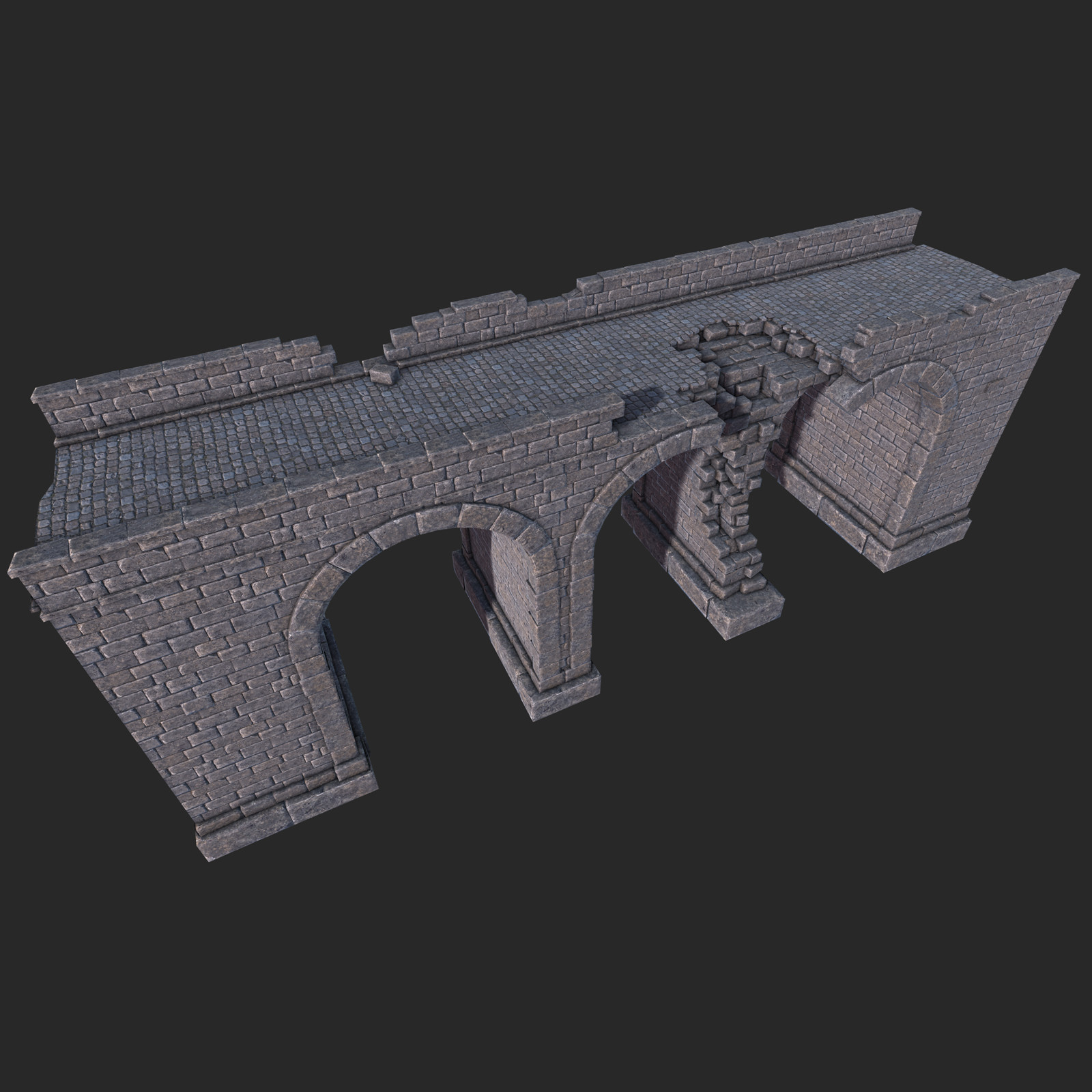 ArtStation - Ruined Stone Bridge