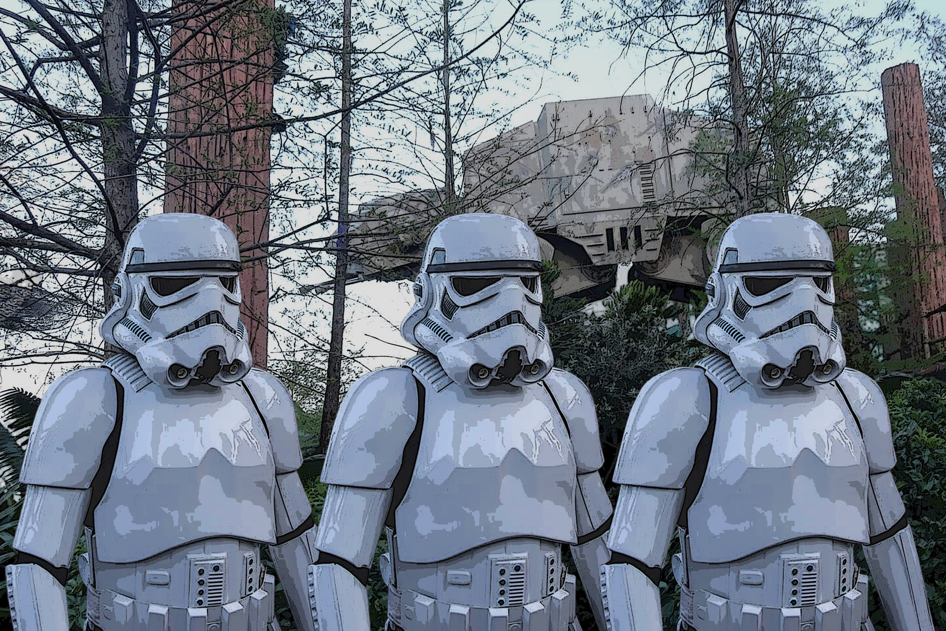 ArtStation - Stormtroopers and AT-AT