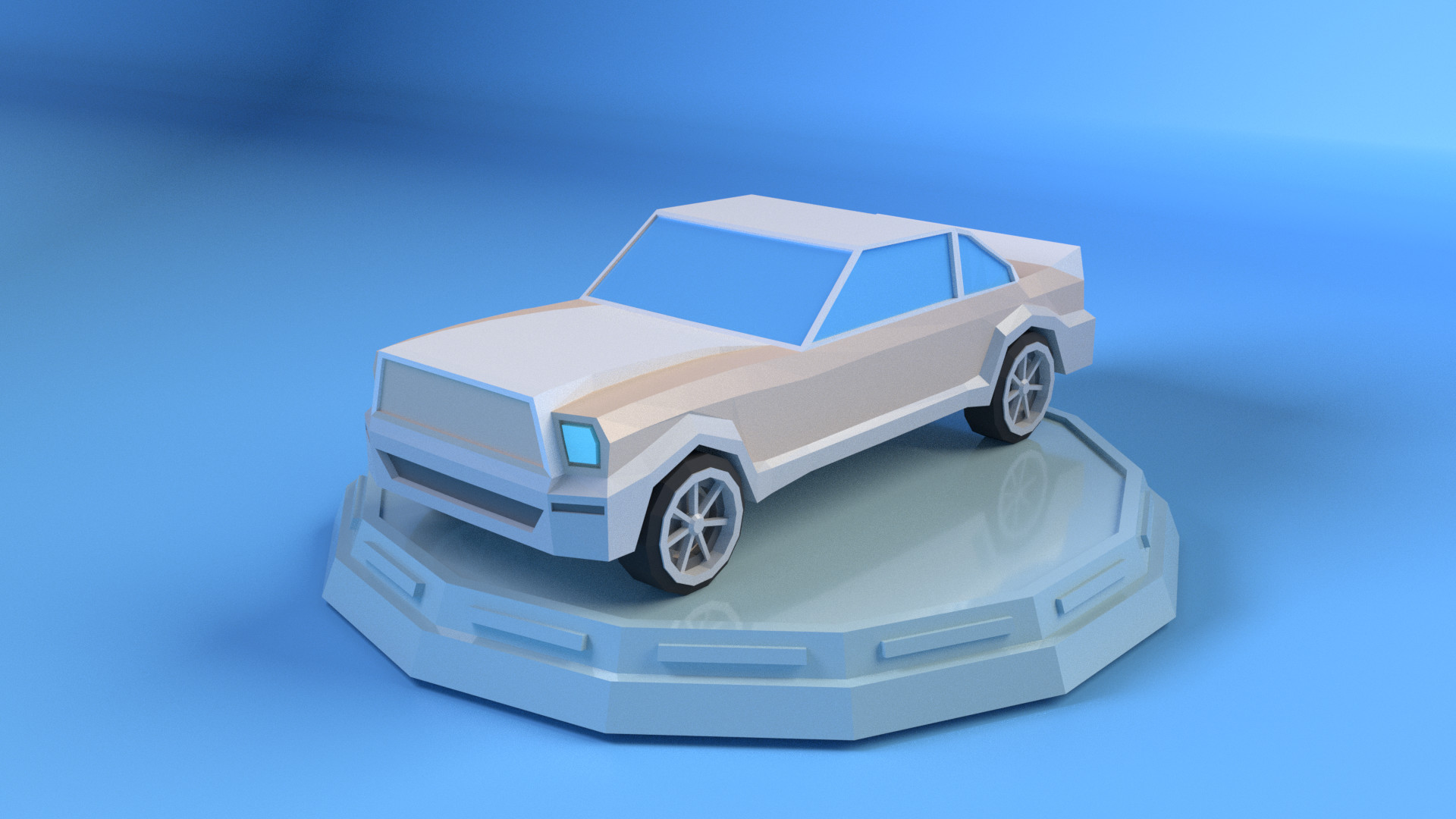 ArtStation - Low Poly Car (Game Art)
