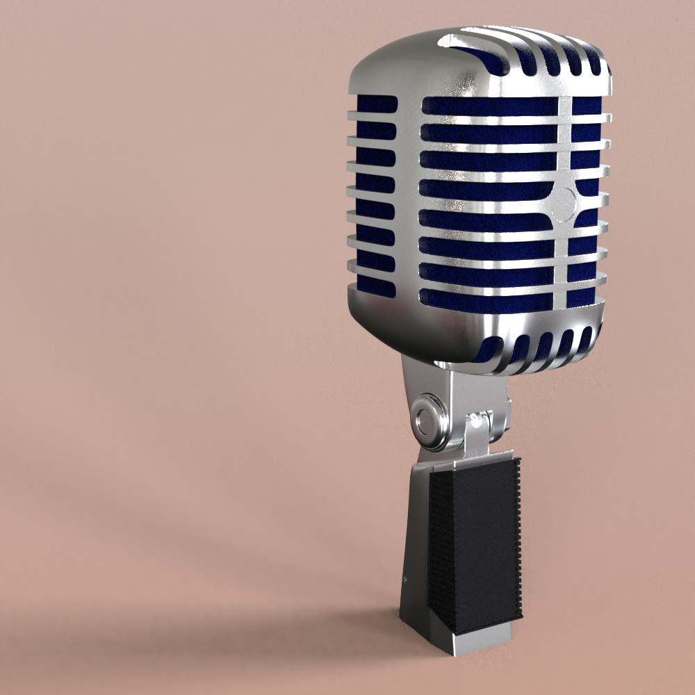 ArtStation - Vintage Microphone