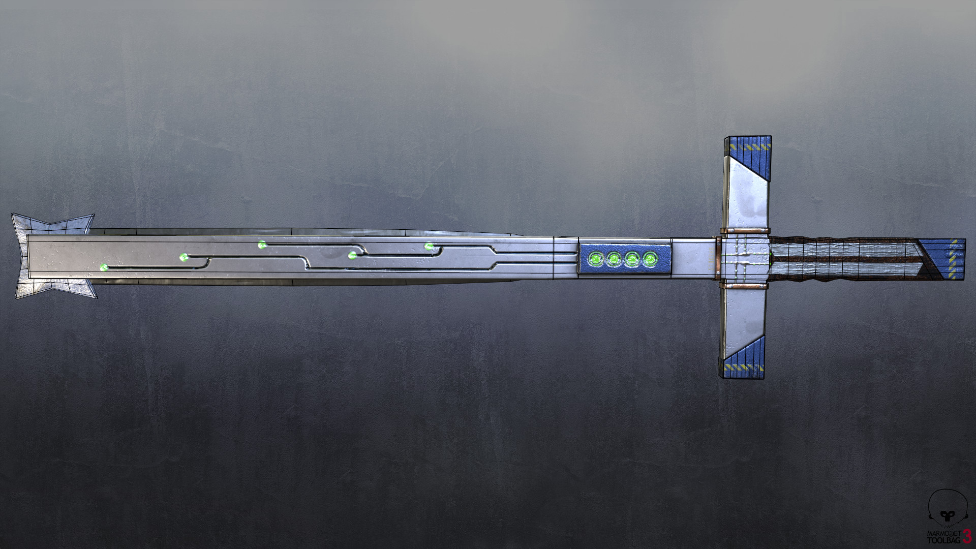 Binam Karmacharya - Low Poly Cross Sword