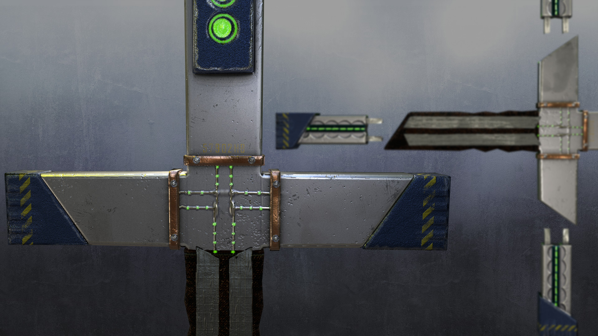 Binam Karmacharya - Low Poly Cross Sword