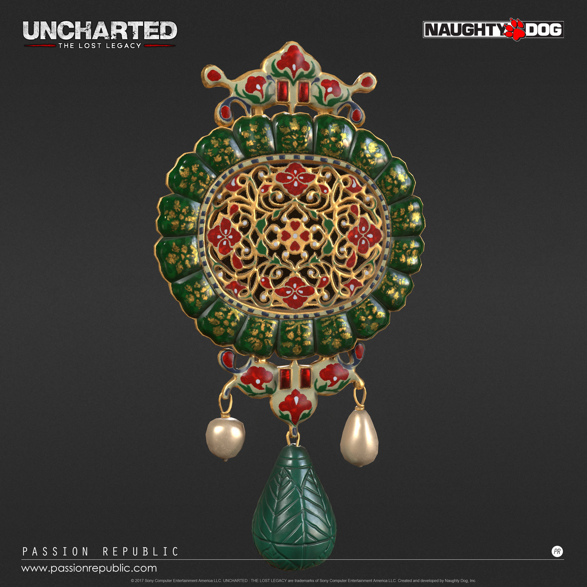 William Chai Jun Wai - Uncharted: The Lost Legacy - Jade Pendant