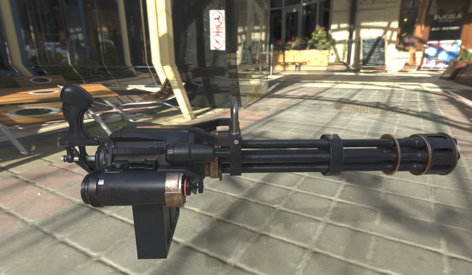 ArtStation - Gatling Gun