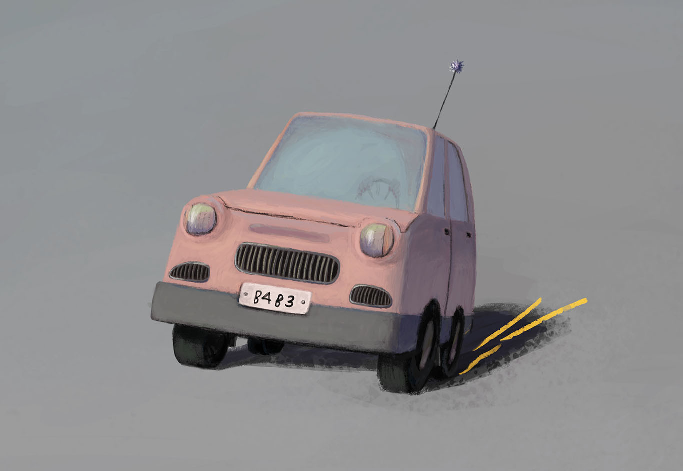 ArtStation - Dashing car