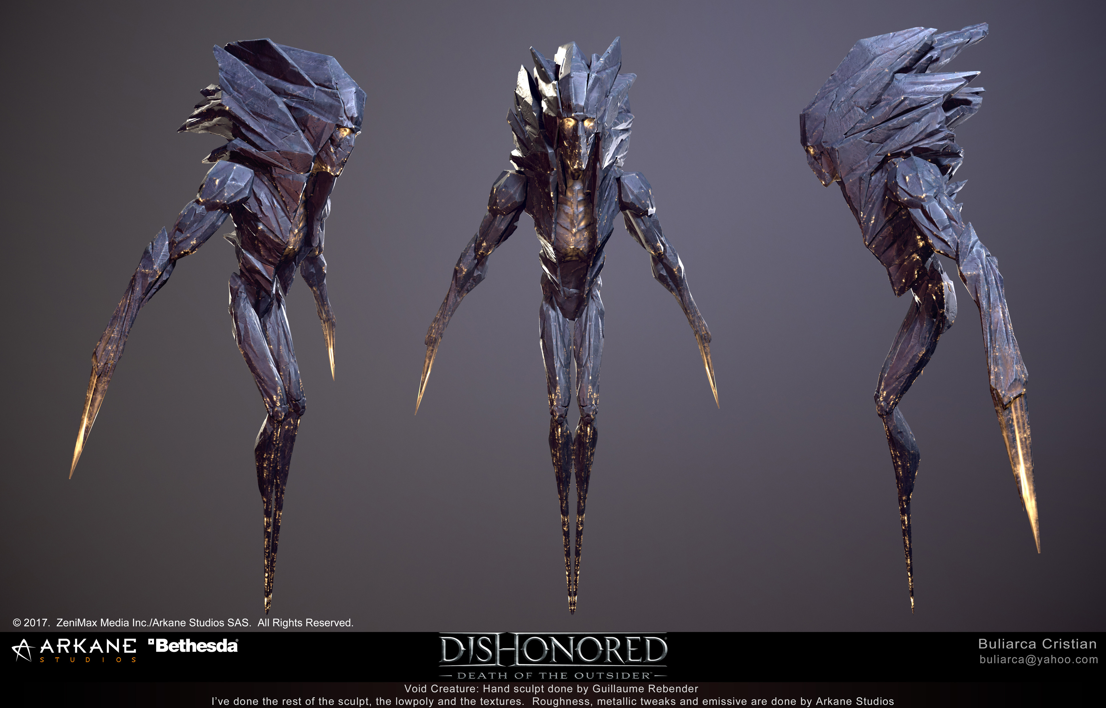 Cristian-Marius Buliarca - Dishonored Death of the Outsider - Void Creature