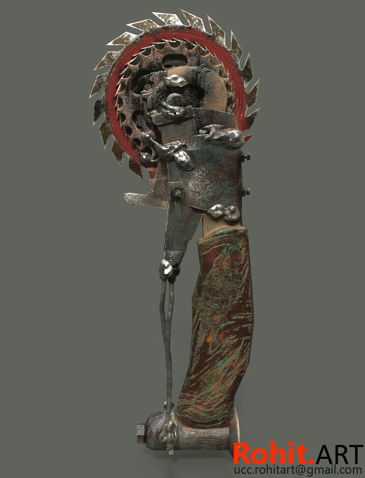 ArtStation - Zombie Killing Weapon