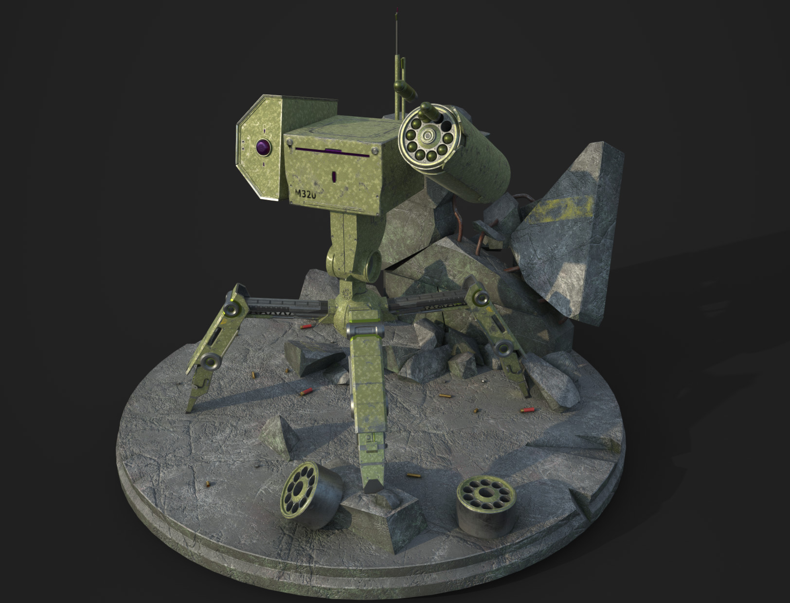 ArtStation - Spider Walker - Grenade Launcher