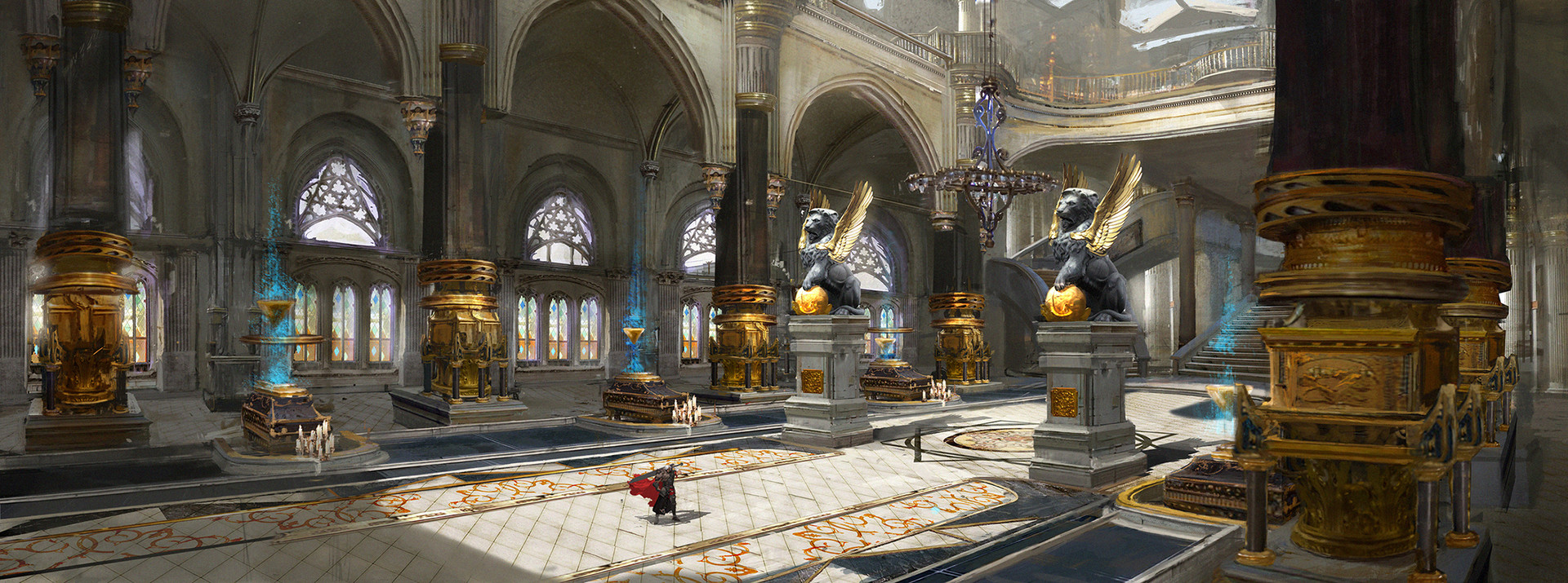 ArtStation - Inside temple Conceptart