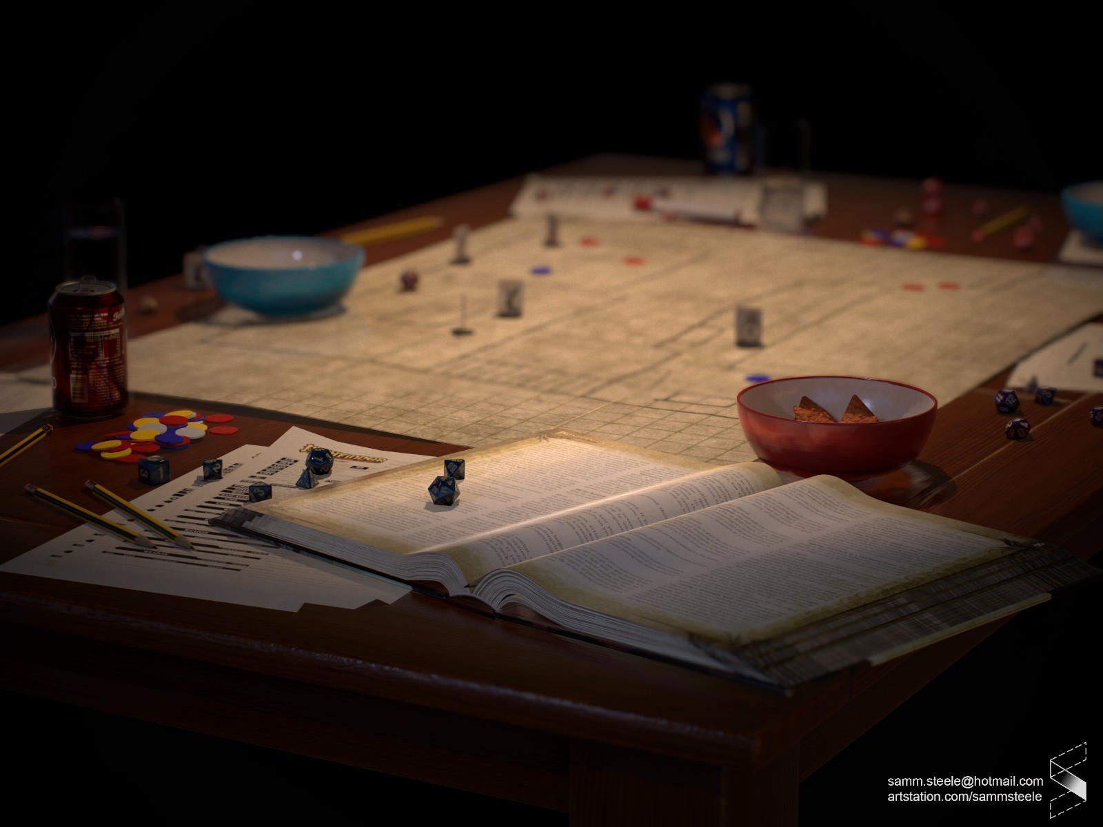 Samantha Steele - Dungeons and Dragons Table Top