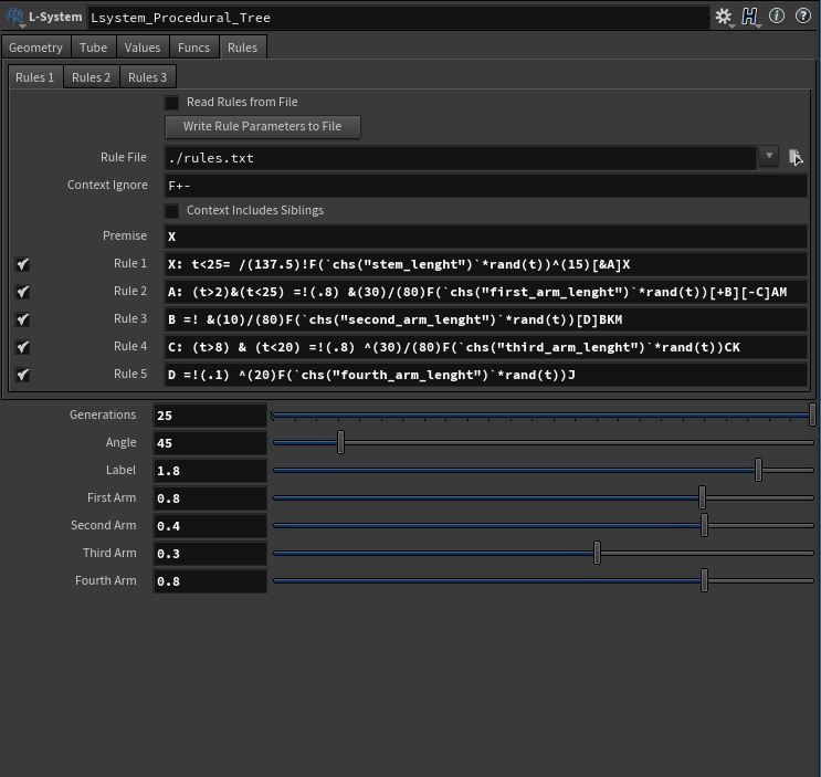 Sercan Yasar - Houdini Procedural Tree Leaf Setup