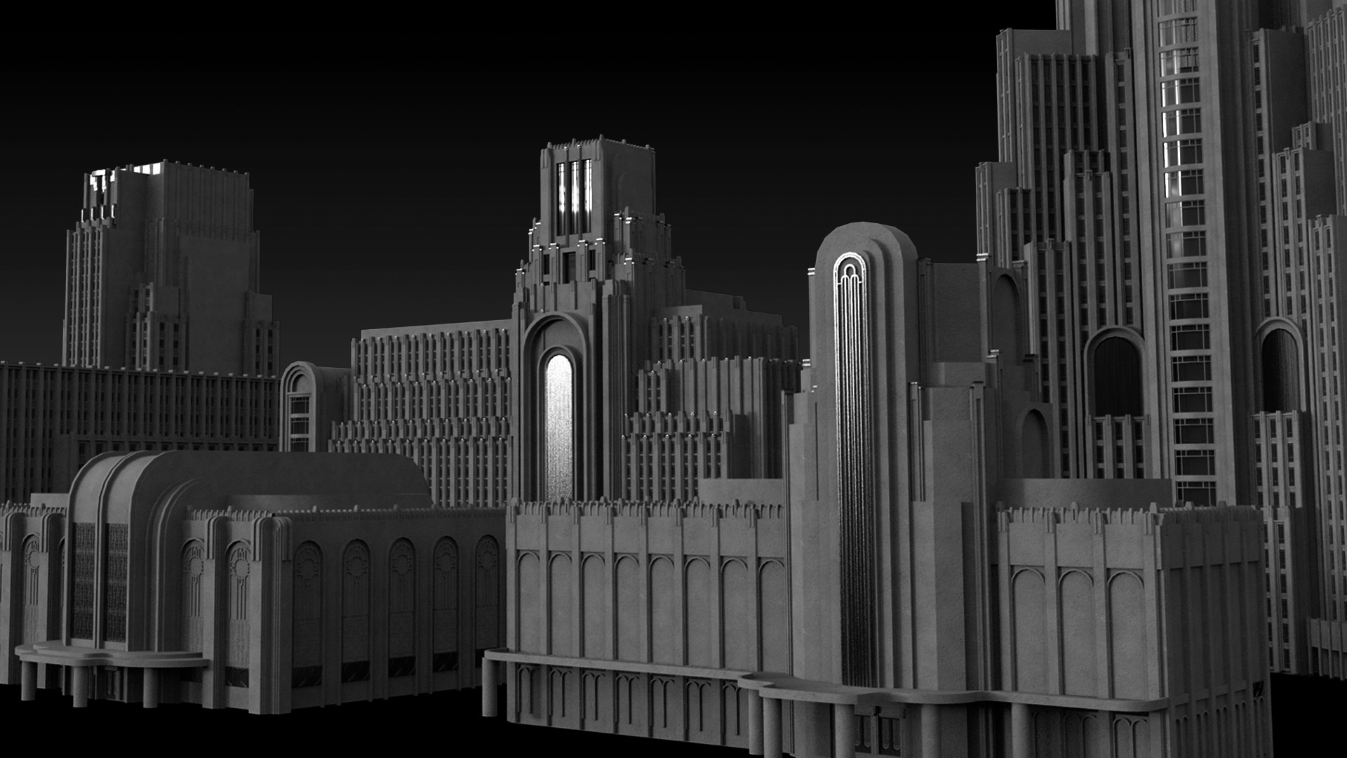 KitBash3D - ART DECO – 3D ASSET KIT