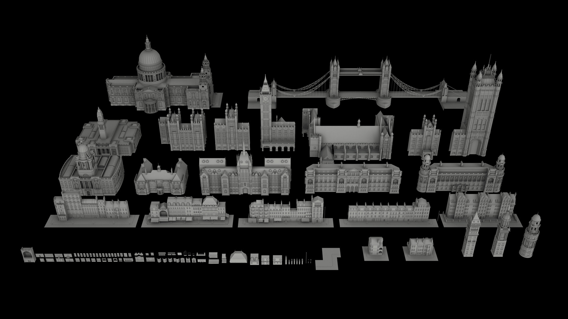 KitBash3D - VICTORIAN – 3D ASSET KIT