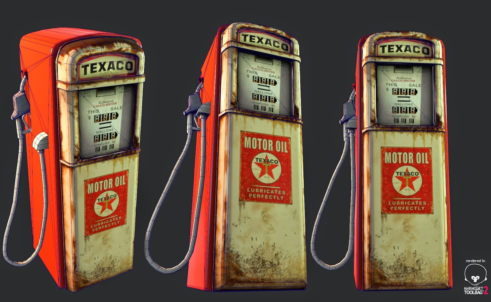 ArtStation - old petrol pump