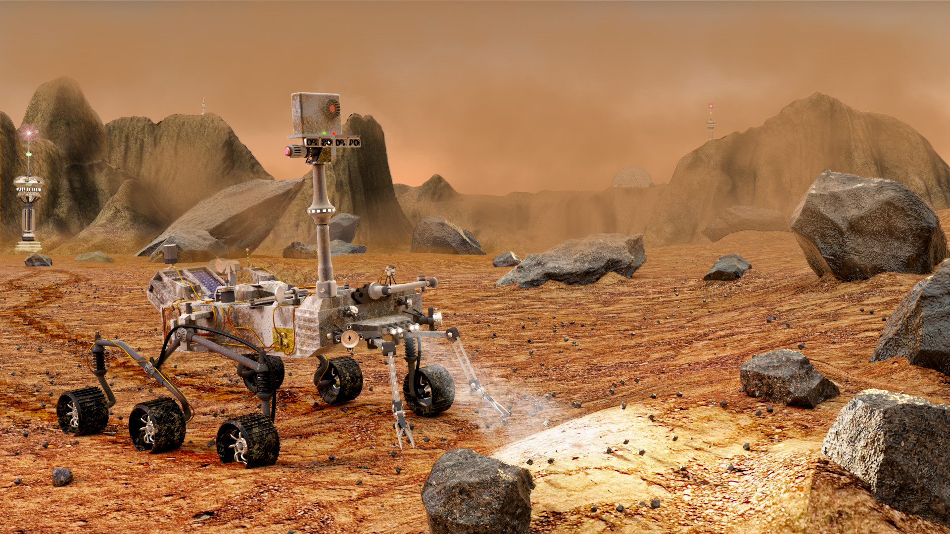 ArtStation - Base on Mars. HOPE Project