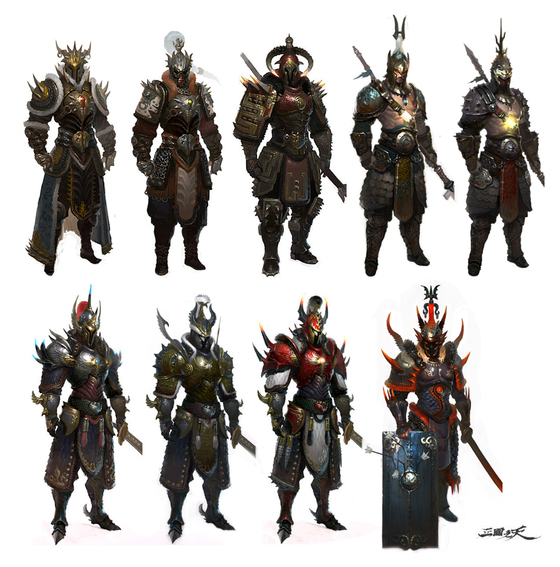 ArtStation - Three kingdoms haven-Legend,Set Armors