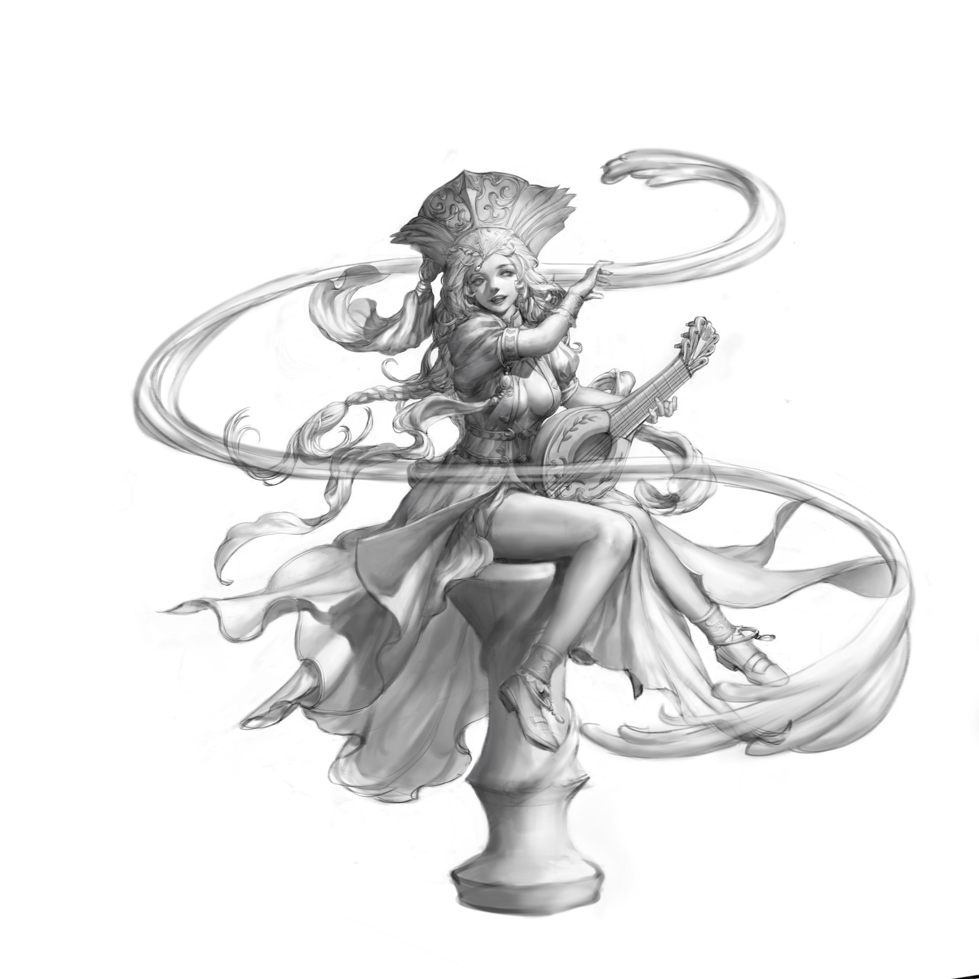 ArtStation - Bard, gong yuk