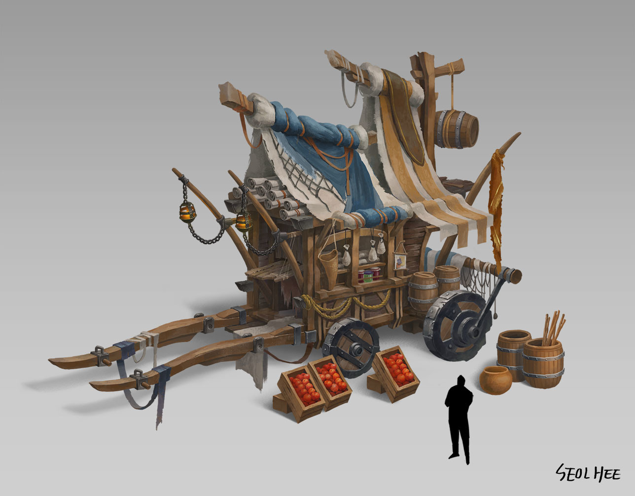 ArtStation - store wagon