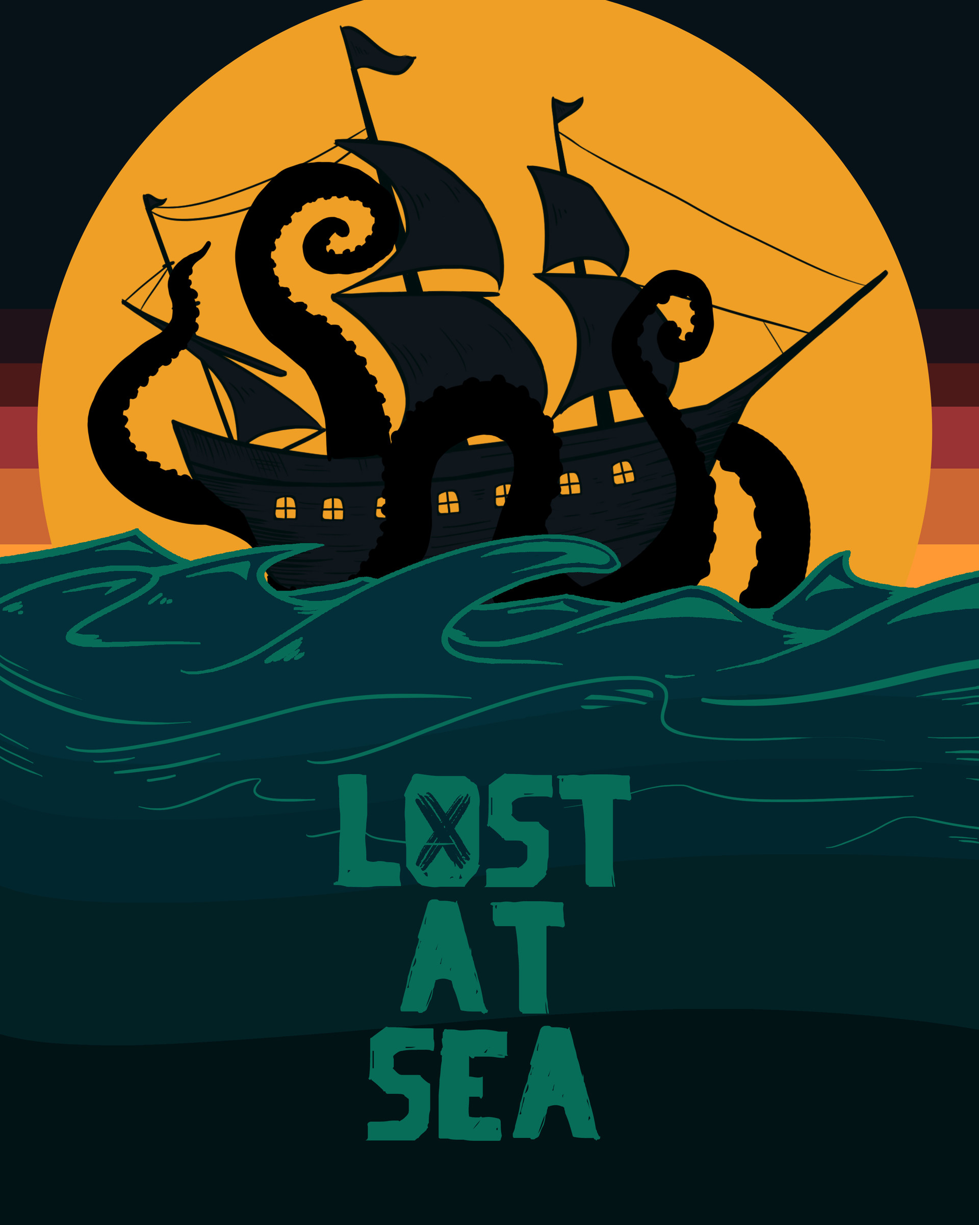 ArtStation - Lost at Sea (original art and design)