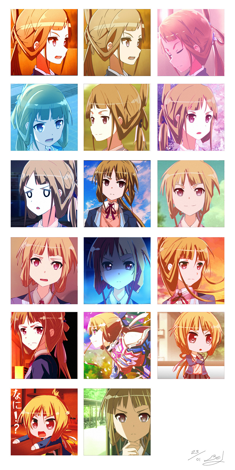 ArtStation - Wakaba Icons and Icon Template