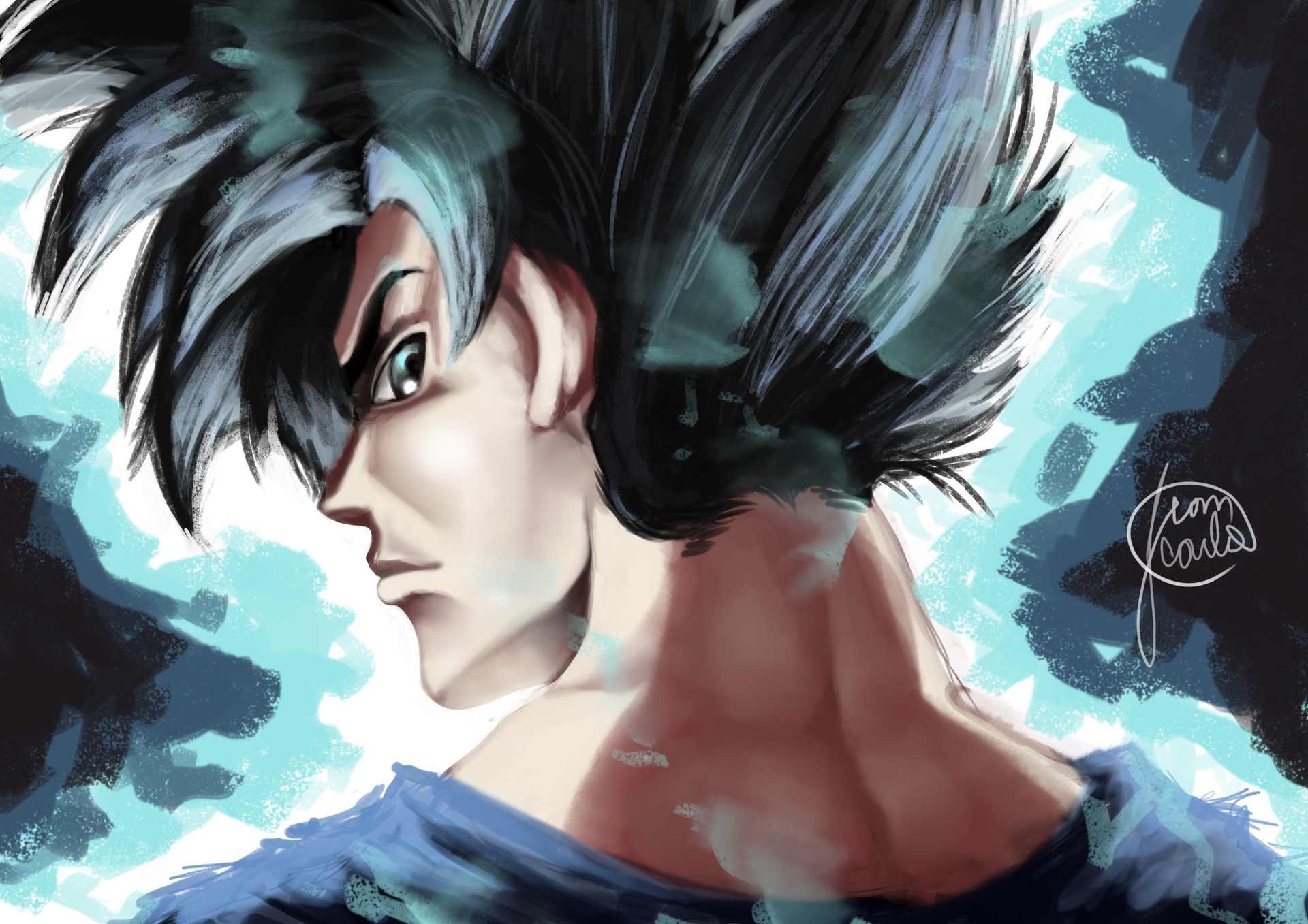 ArtStation - goku limit break