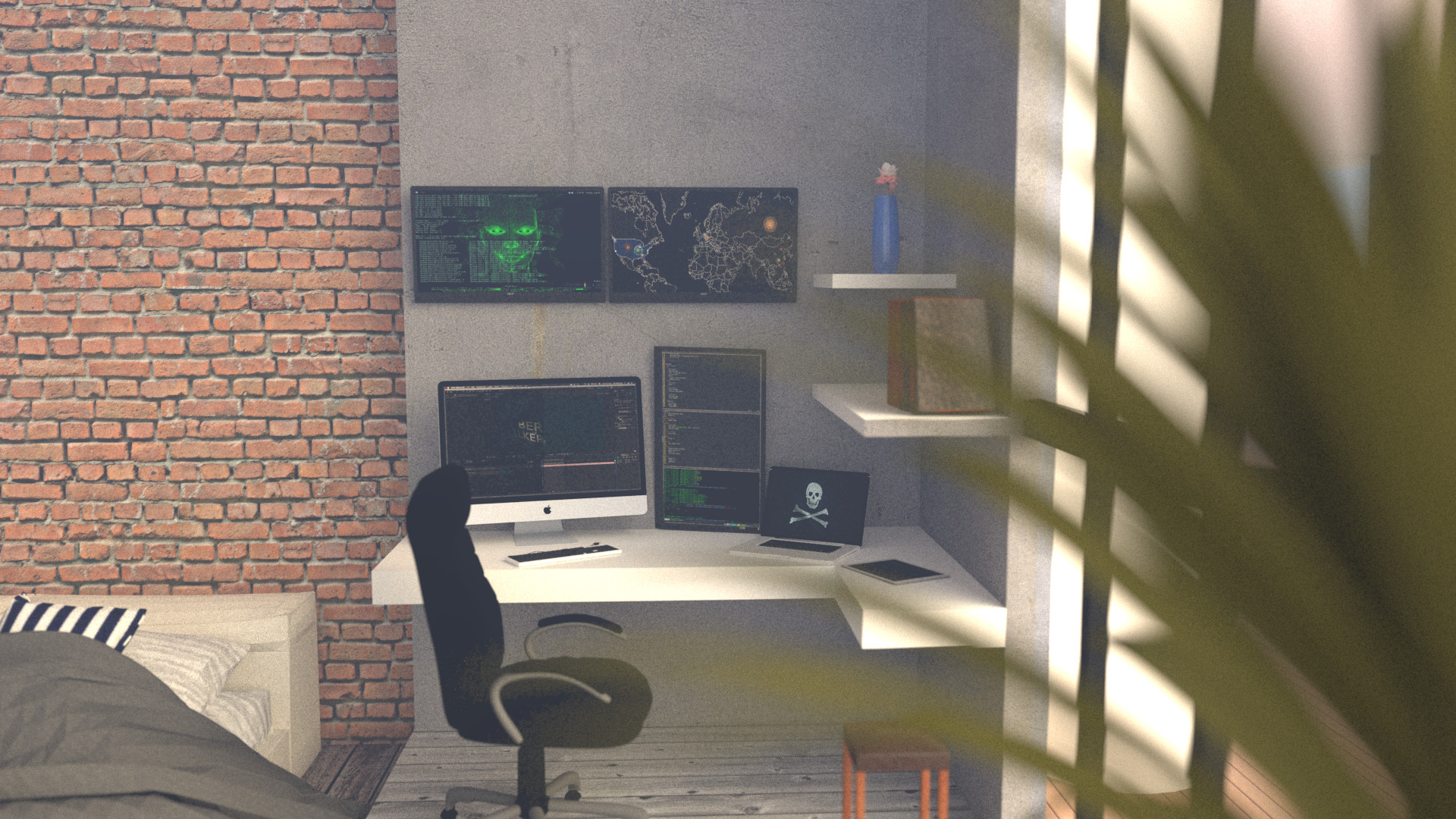 ArtStation - Desk Setup