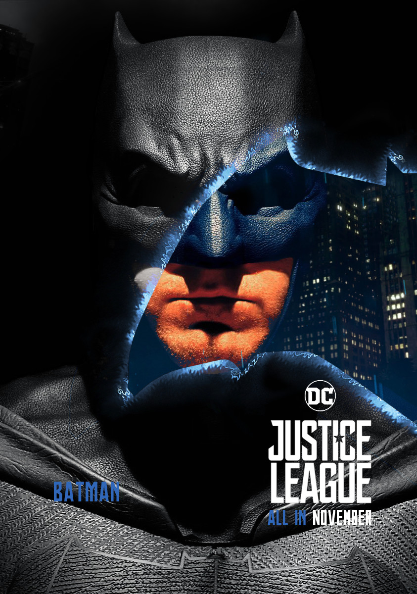 ArtStation - Batman's poster (JL 2017)