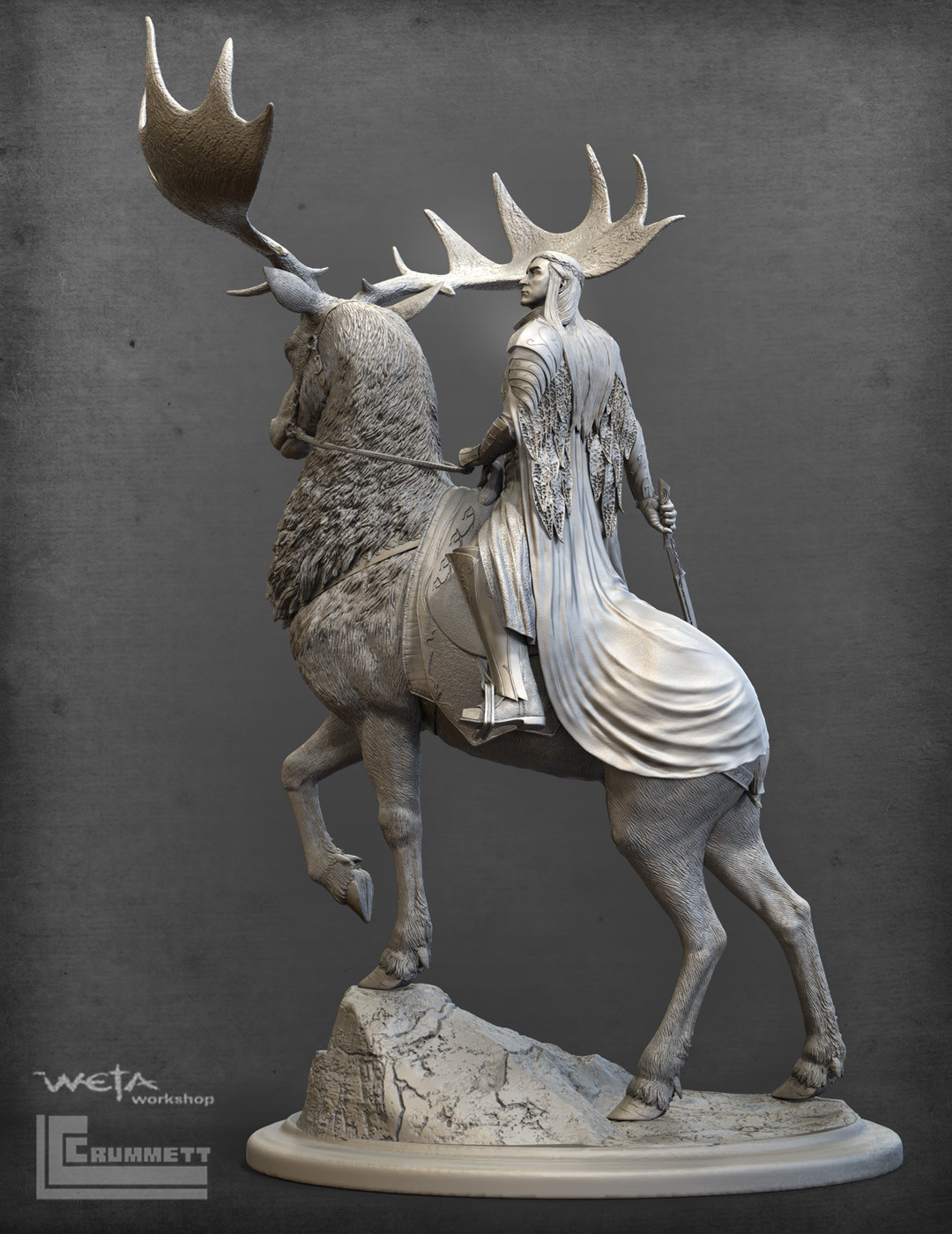 El Hobbit Thranduil Elk