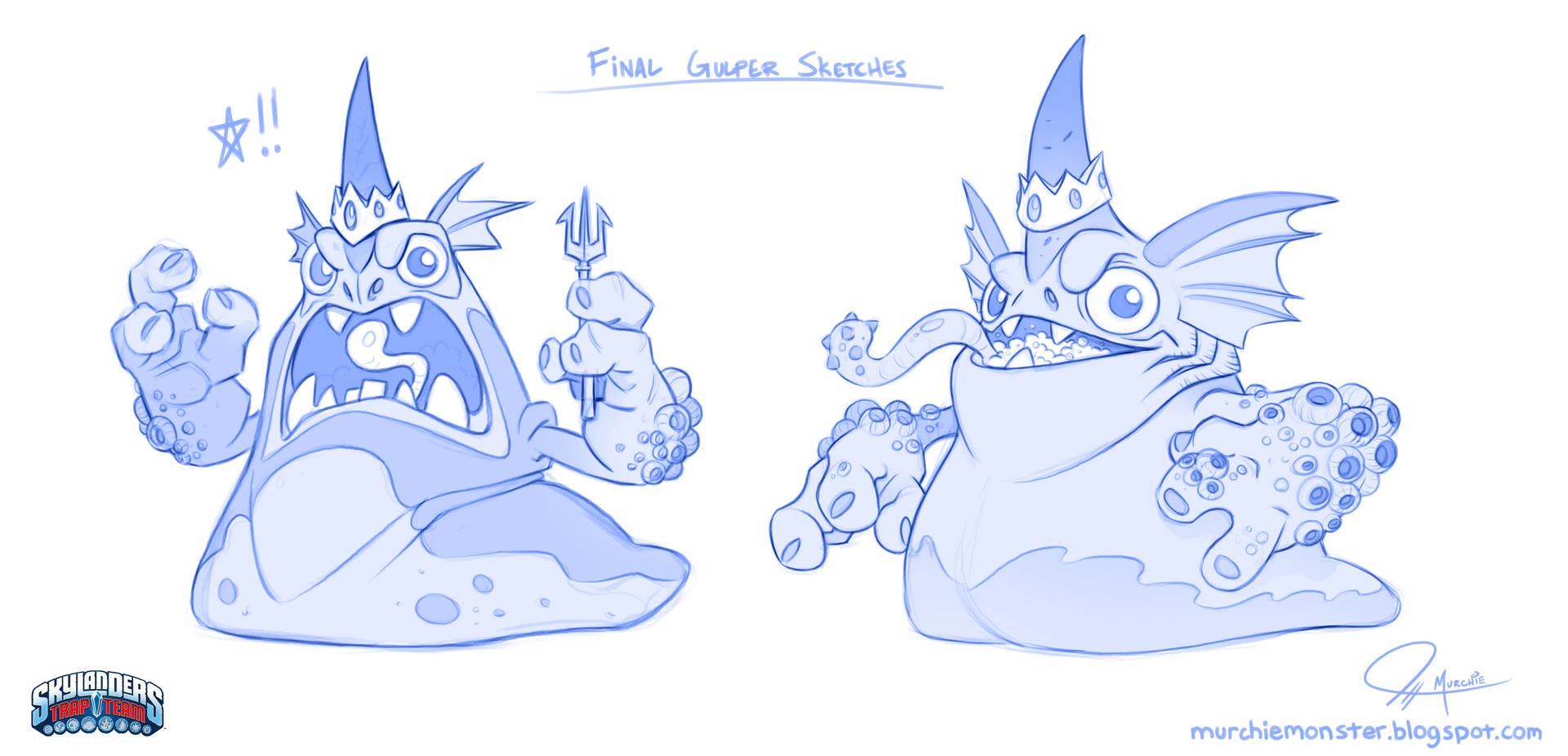 skylanders trap team coloring pages gulper