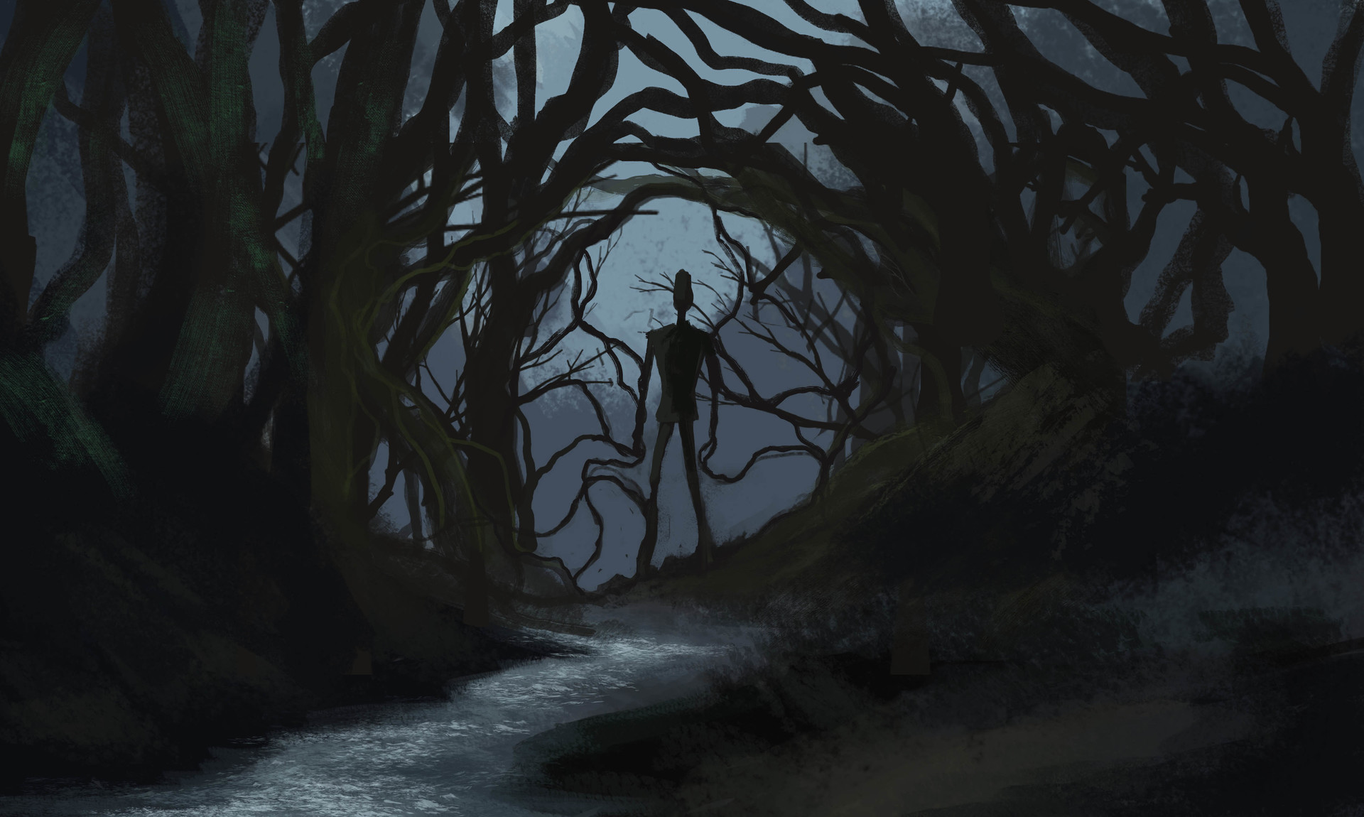 slenderman concept art