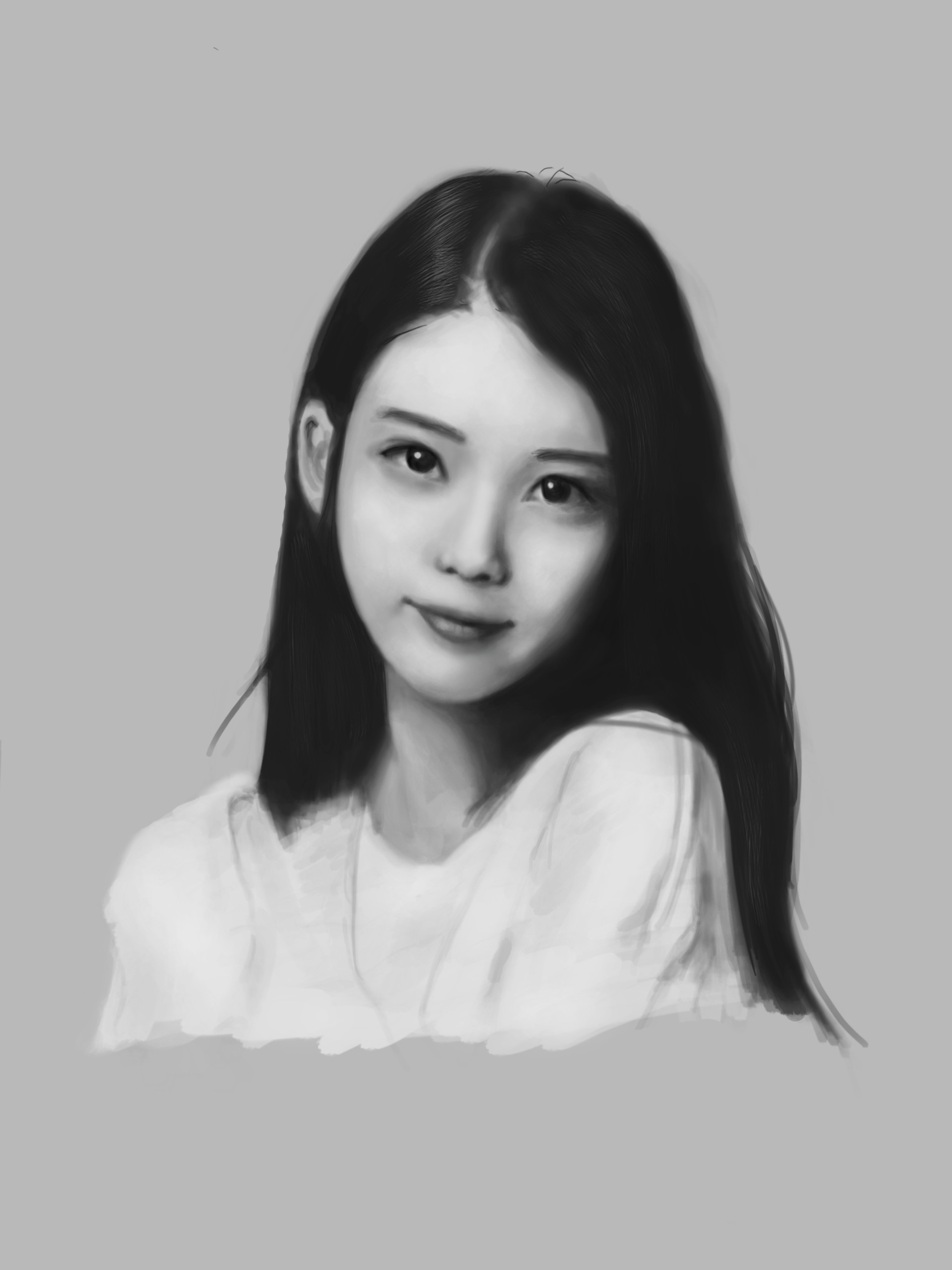 ArtStation - Portrait practice (IU)