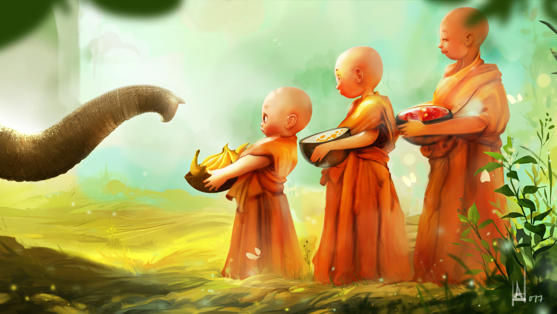 ArtStation - ''Elephant Blessing''