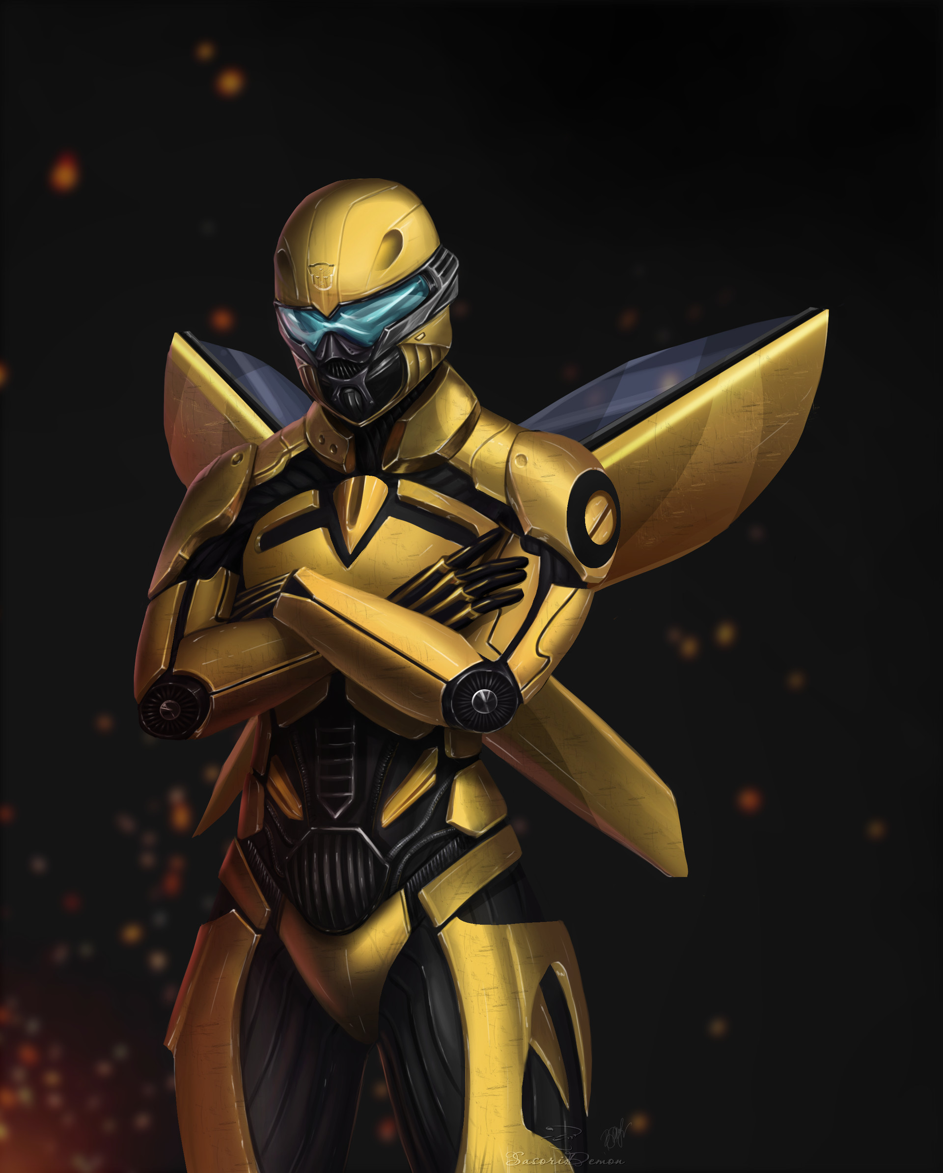 ArtStation - Bumblebee humanization