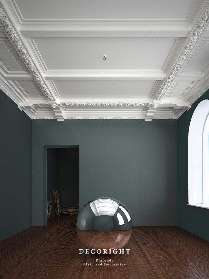 ArtStation - Coffered celing 3d visualisation