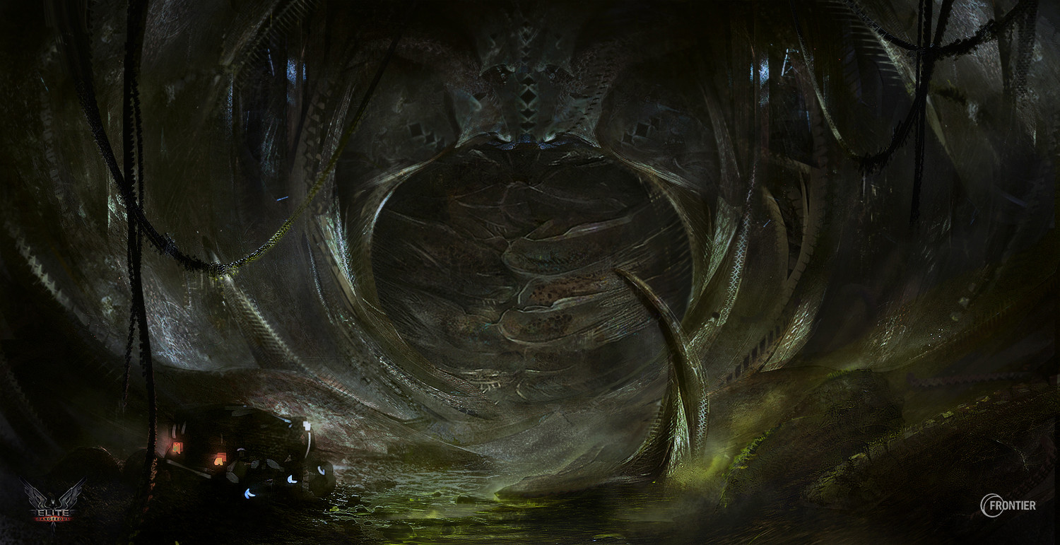 ArtStation - Thargoid MotherShip - Door