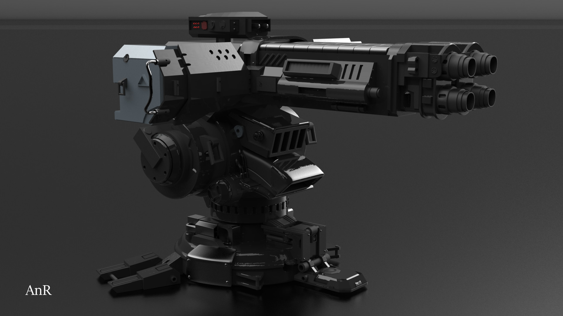 ArtStation - Cerberus Turret