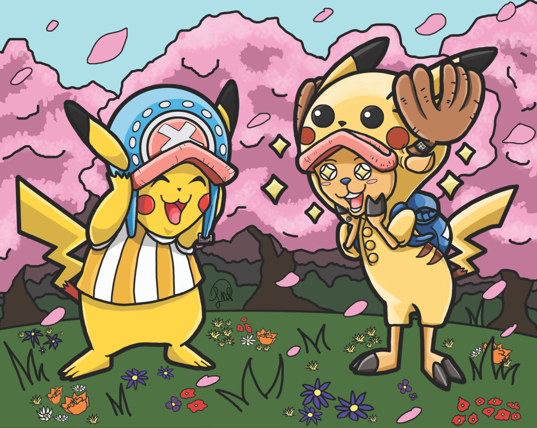 ArtStation - Chopper and Pikachu Cosplay