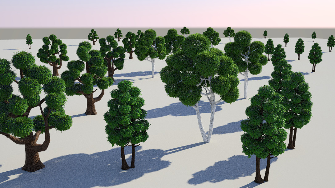 Sercan Yasar - Houdini Procedural Tree Leaf Setup