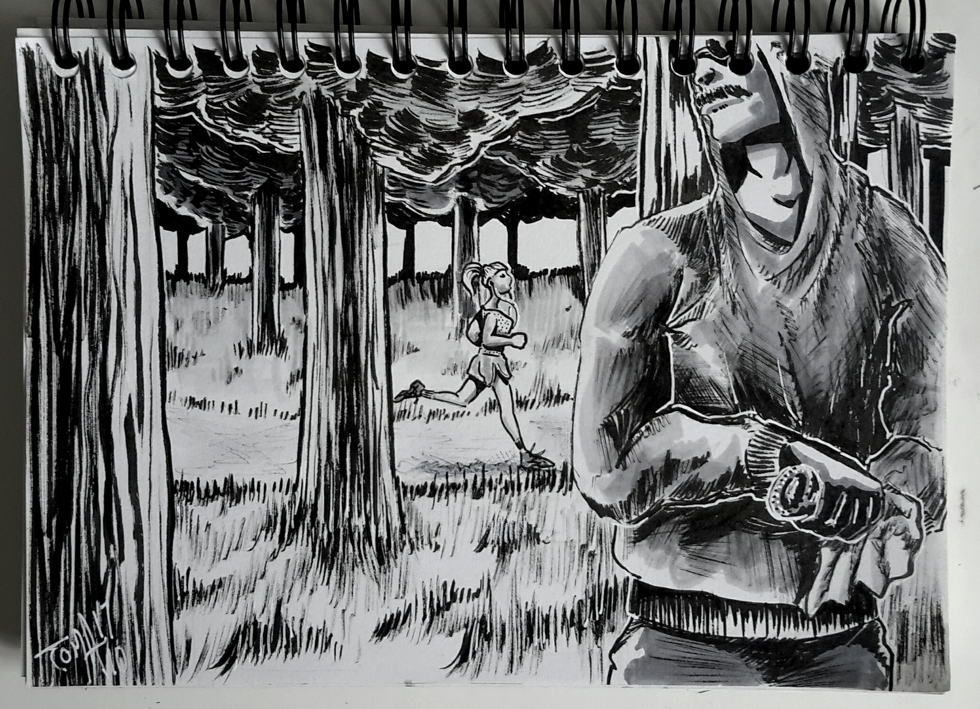 T8OMA5 3OUILL7 - #inktober2017 - second week