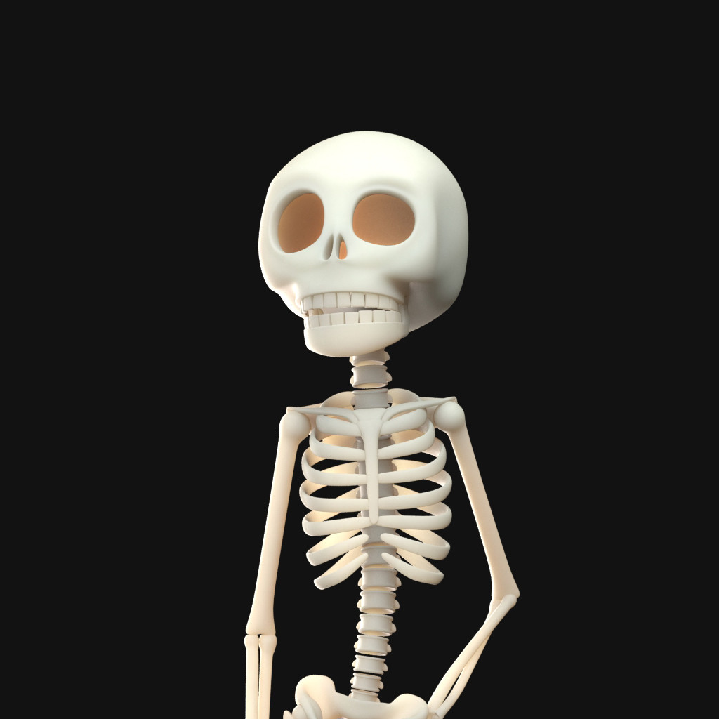 Abraham Mast - 3D Skeleton Model