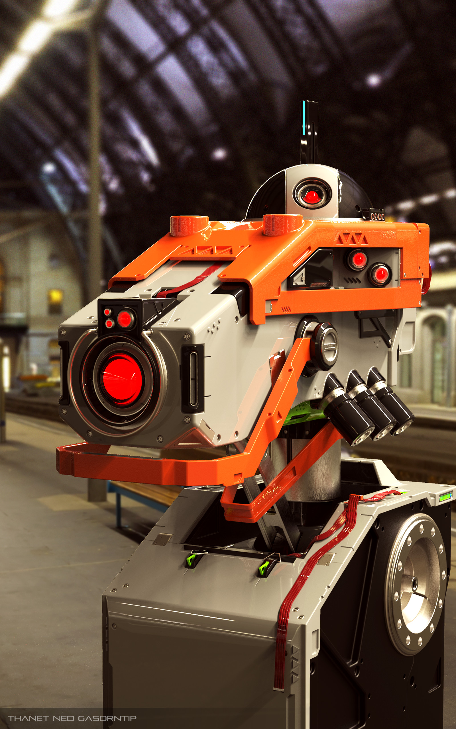 ArtStation - Surveillance Robot