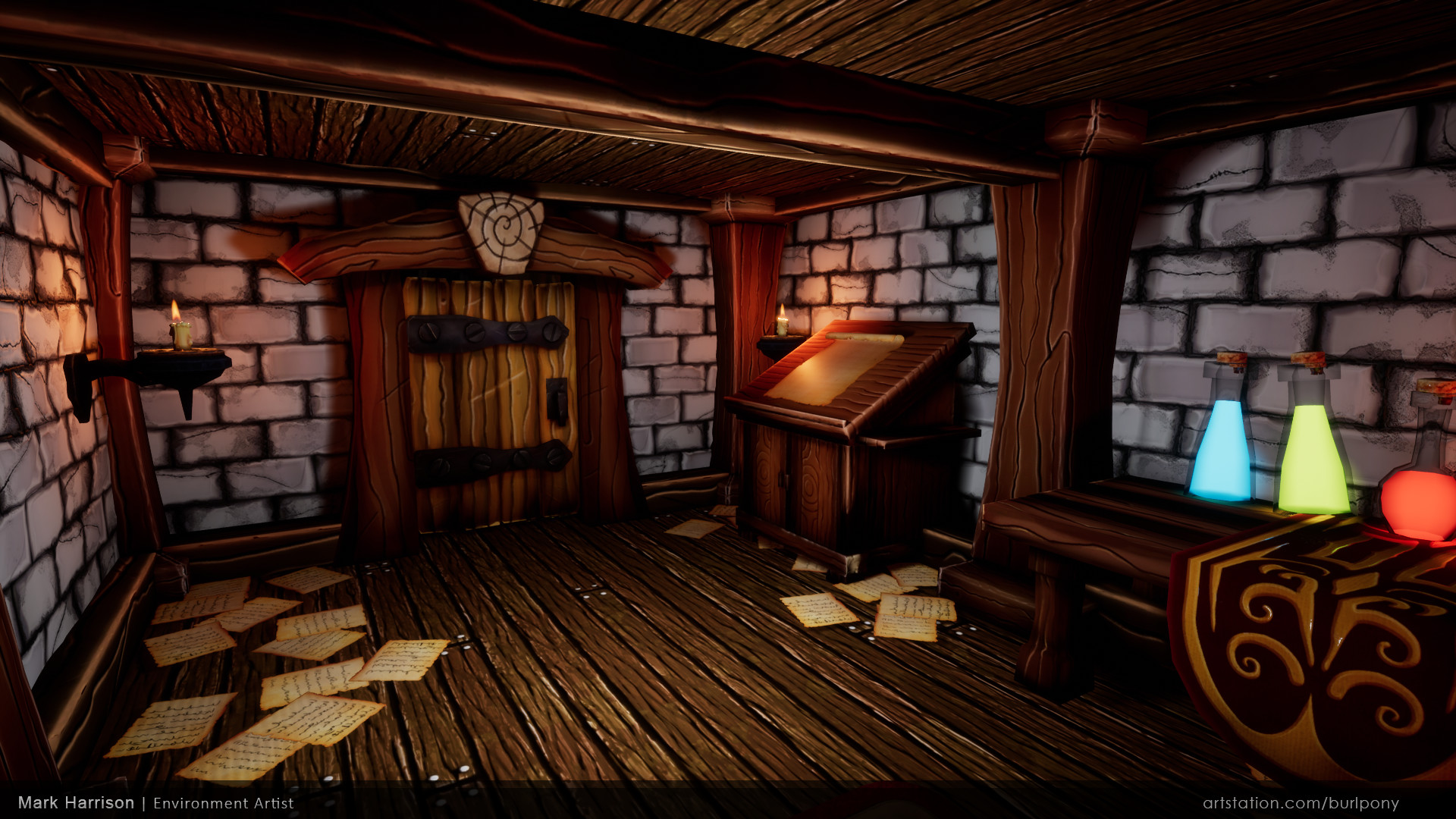 Mark Harrison - Mage House Interior