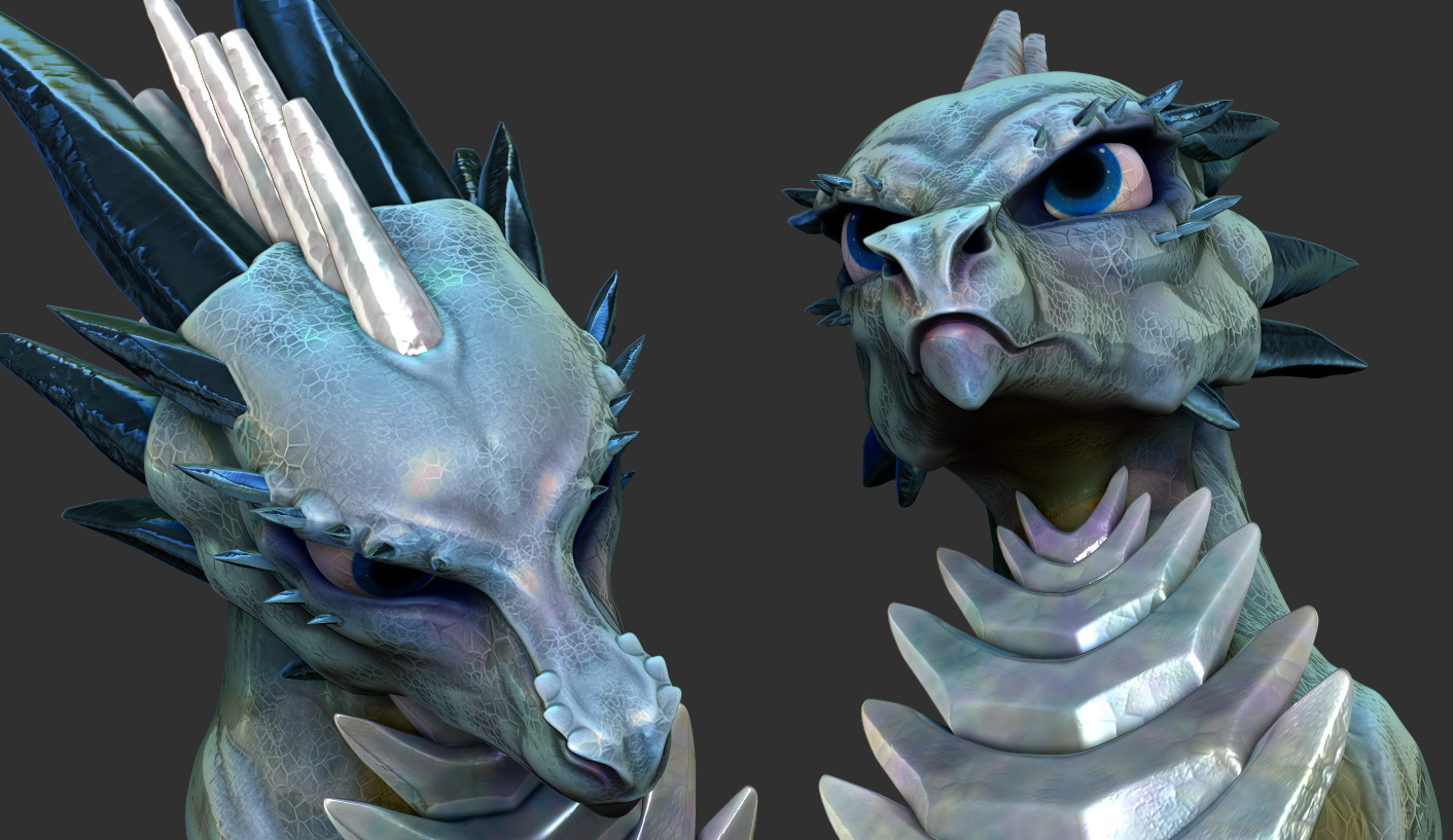 Rebecca "DarkEdgeTV" - "Beryl" Gemstone Dragon Bust